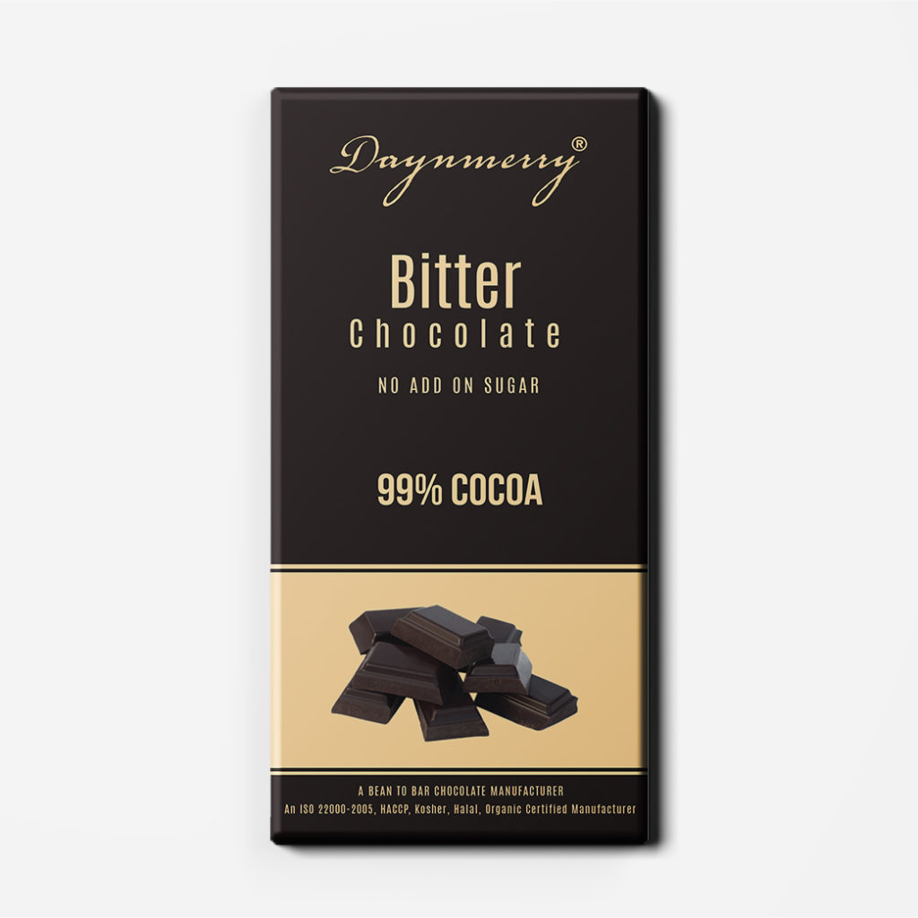 Daynmerry | 99% DARK CHOCOLATE WITHOUT ADD ON SUGAR - Daynmerry